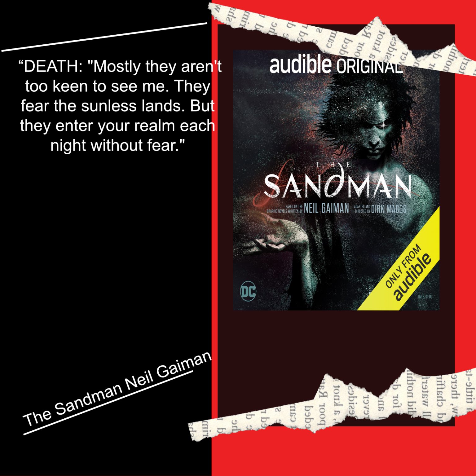 Sandman Audible Original #1 The Sandman by Neil Gaiman – bon-apptread